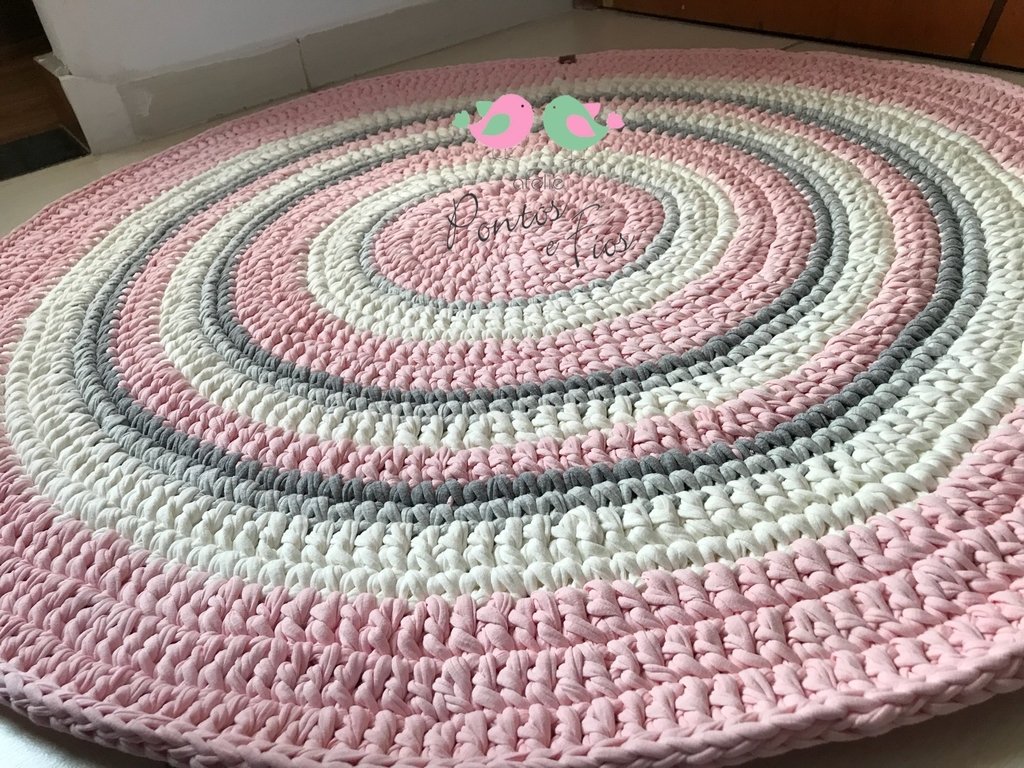 Tapete Fio de Malha 1,00 Mts - Atelie Pontos e Fios