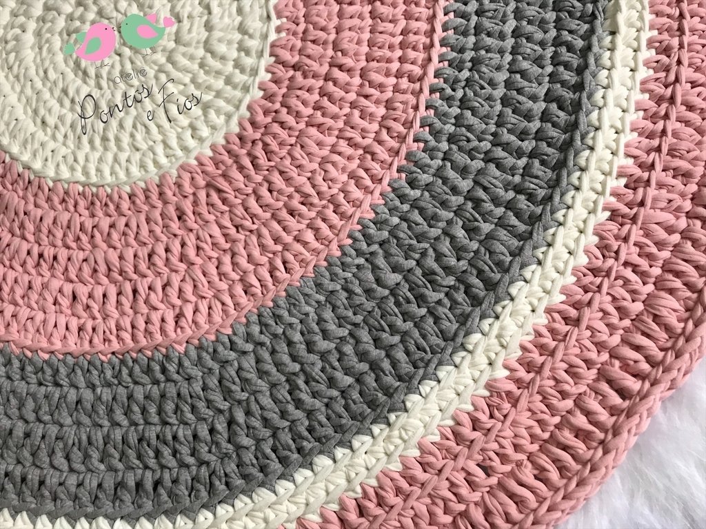 Tapete Fio de Malha 1,00 Mts - Atelie Pontos e Fios