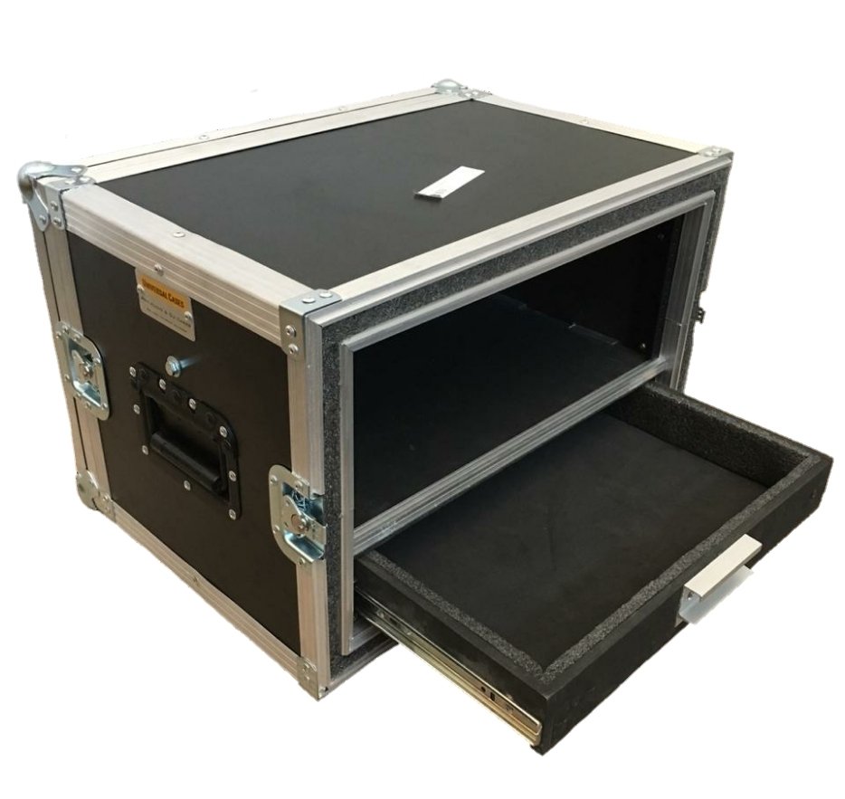Flight Case Rack 3u + Gaveta com amortecimento