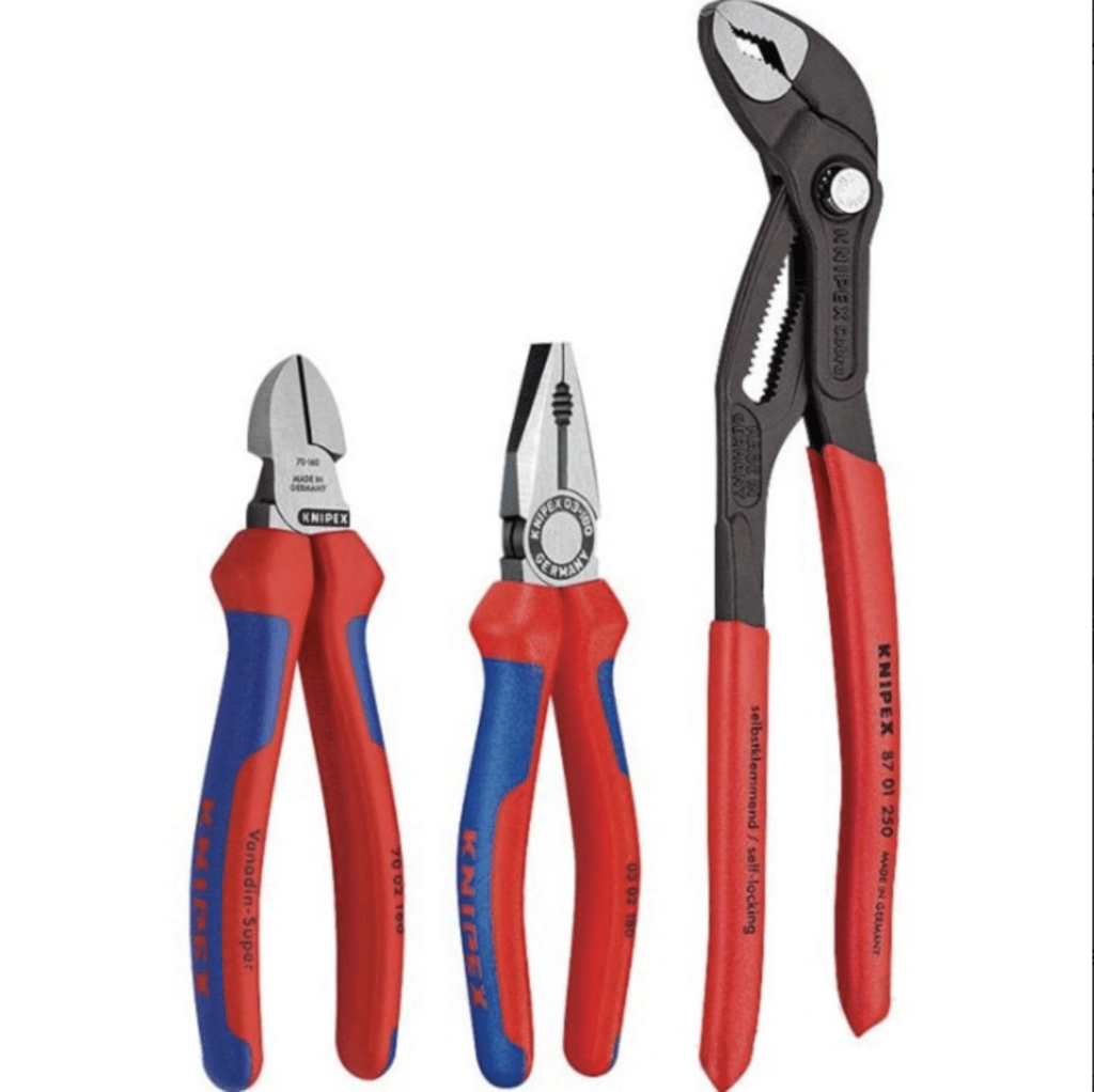 SET 3 PINZAS PROFESIONALES KNIPEX - AYR Tools