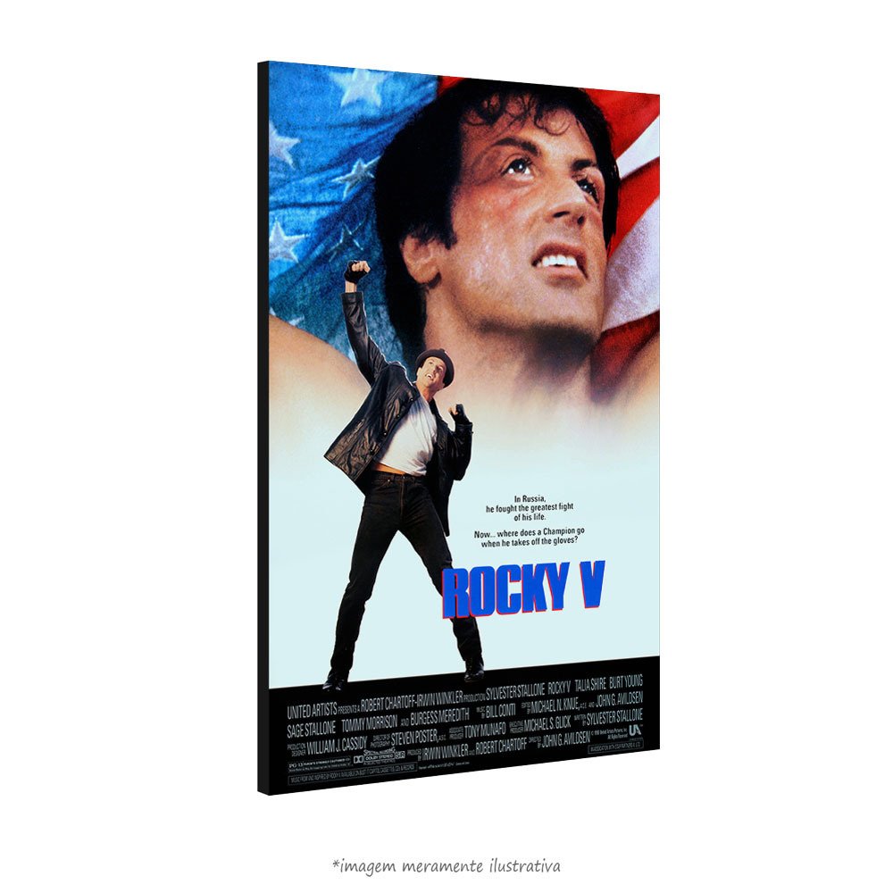 Poster Rocky V, no QueroPosters.com