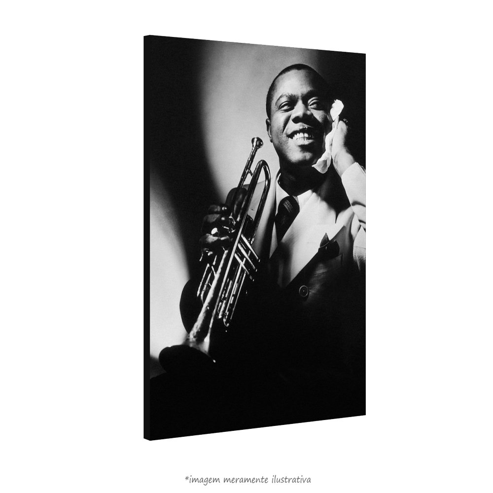 Poster Louis Armstrong, no QueroPosters.com