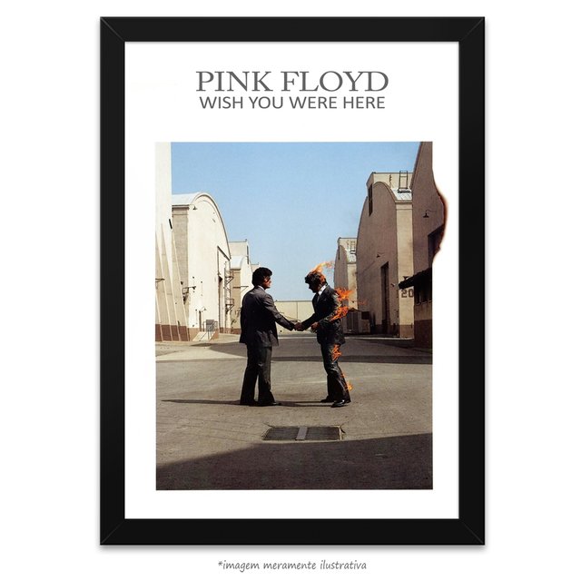 Poster Wish You Were Here - Pink Floyd, no QueroPosters.com
