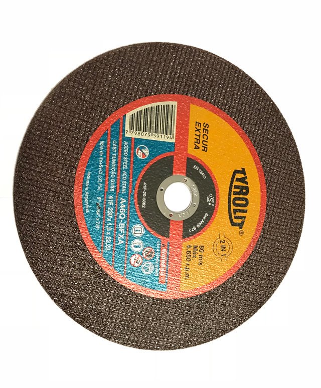 Disco de Corte Tyrolit Secur Inox 230 x 1,9mm x10 Unidades