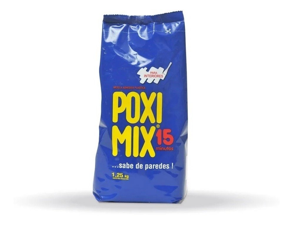 Poxi Mix Interior o exterior x 1,25 Kg