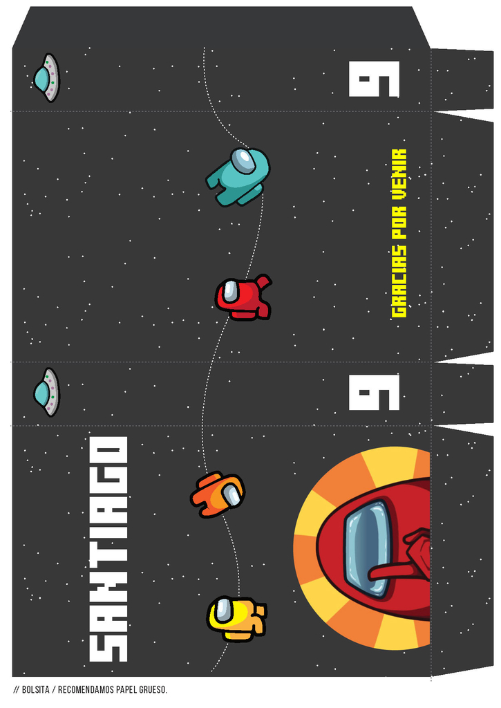 Kit imprimible Among Us - Comprar en Tres Cerditos Kits