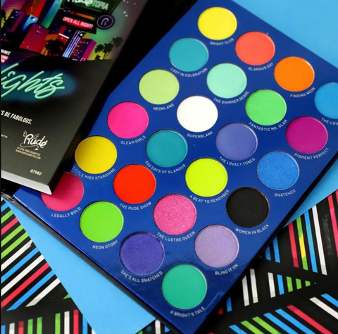 RUDE: City of neon lights Palette - Profesión Belleza