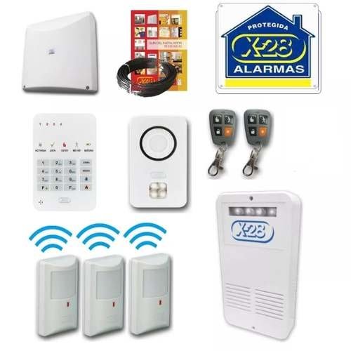 Kit Alarma Inalambrica X28 Domiciliaria Casa - Segural