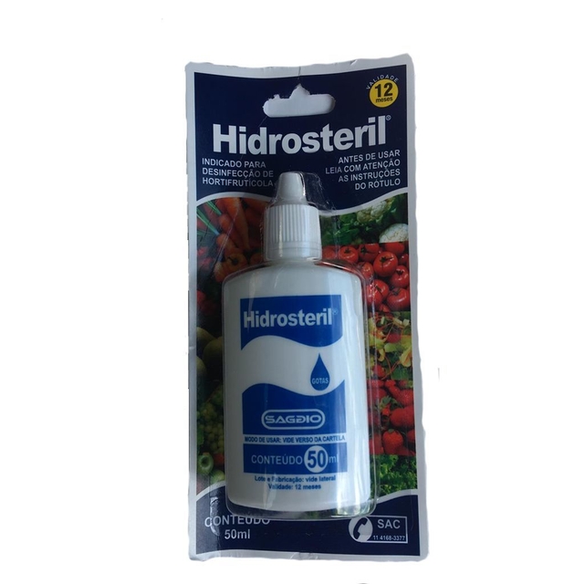 HIDROSTERIL - Higienizador de hortifruti - 50ml