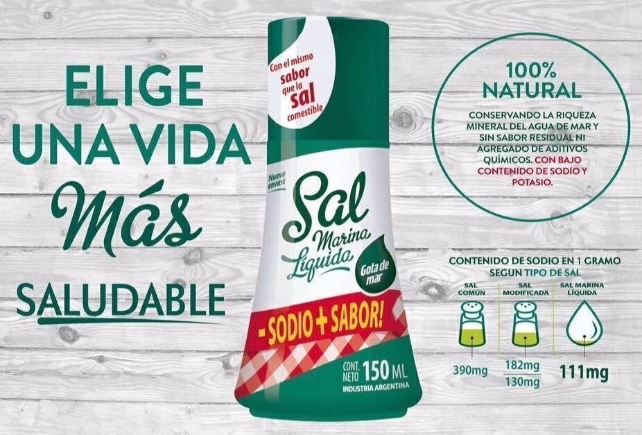 Sal Marina Líquida x150ml - Mi Tienda Saludable