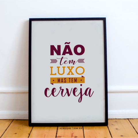 Quadro - Tem Cerveja