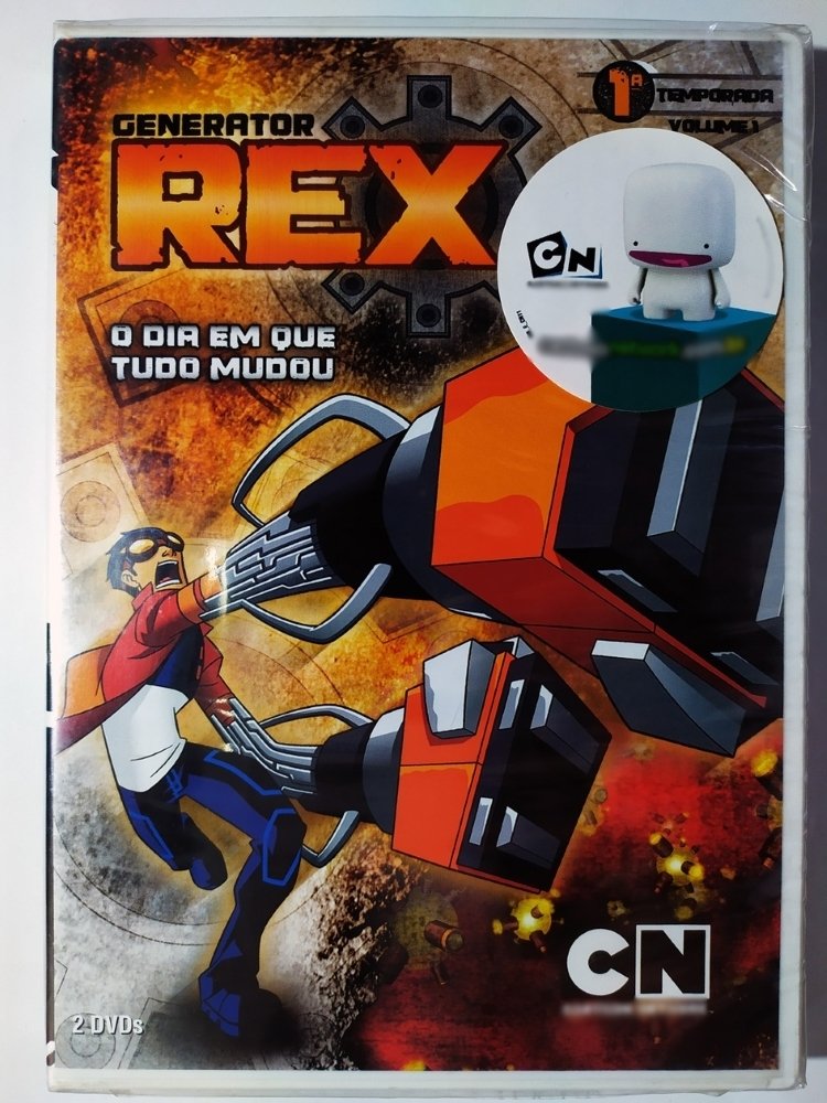 DVD Generator Rex 1 Temporada Volume 1 Cartoon Network Novo Original Duplo