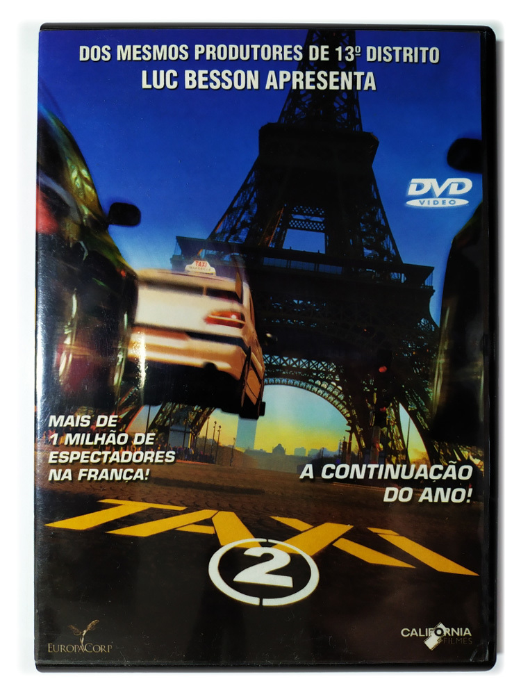 Dvd Taxi 2 Samy Naceri Emma Wiklund Original Luc Besson 2000