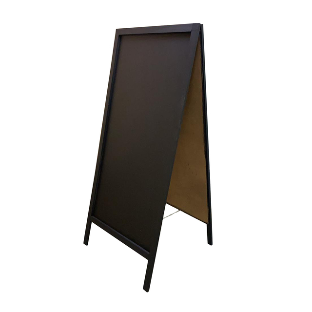 Pizarron pizarra pizarrones cartel doble vereda 1,80x80 Negro ple Pizarron pizarra pizarrones cartel doble vereda 1,80x80 Negro ple
