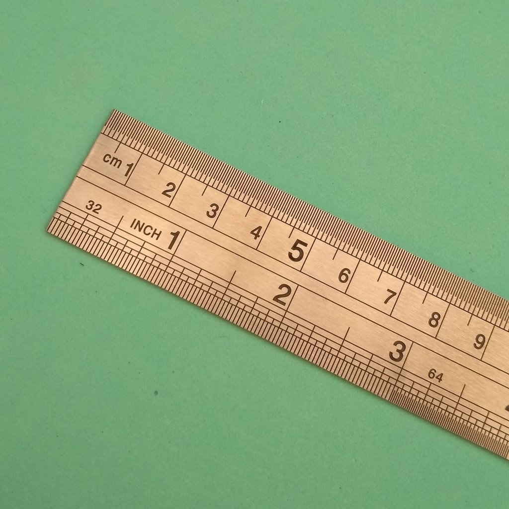 Régua Aço Inox 30cm OU 60cm - Atelie Carolina Becher