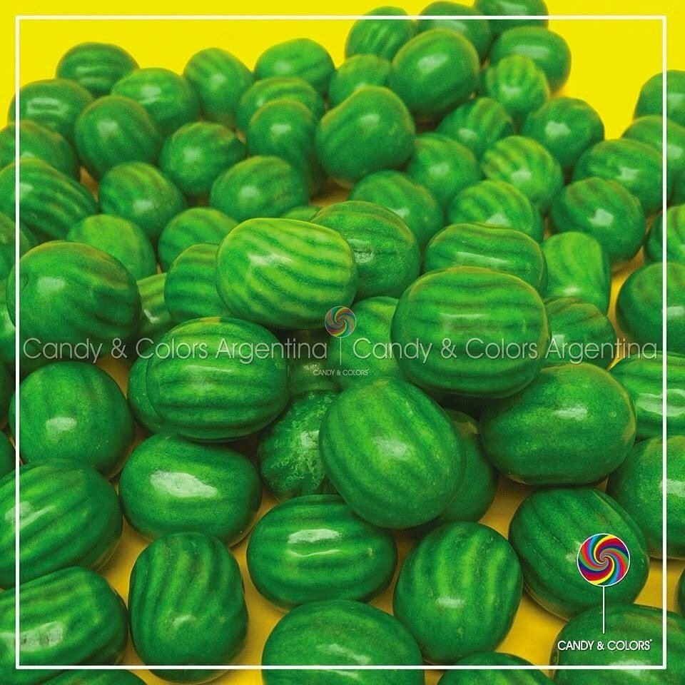 Chicle Mini Sandia - verde - 400 grms