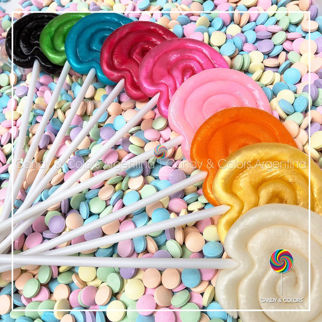 Paleta de caramelo de aprox. 6 cm de diámetro - color a eleccíon