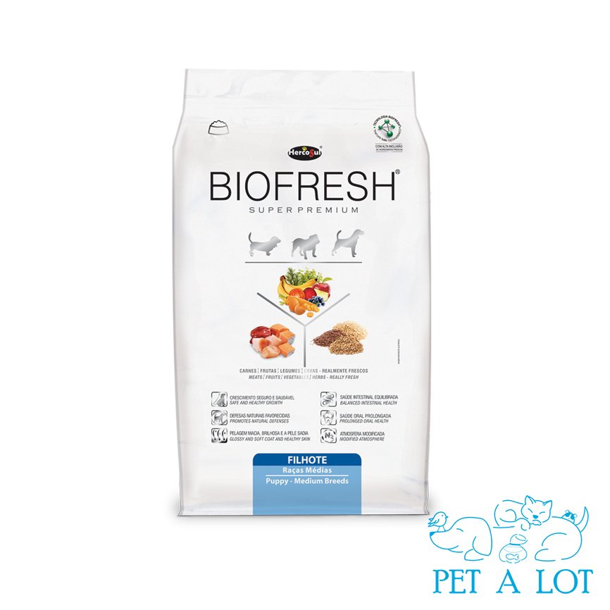 Ração Biofresh Raças Médias - Filhote - 3 Kg