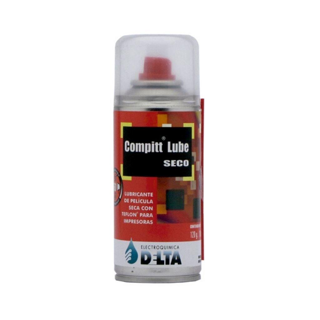 Lubricante De Pelicula Seca Con Teflon Para Impresoras 120 G Compitt ...