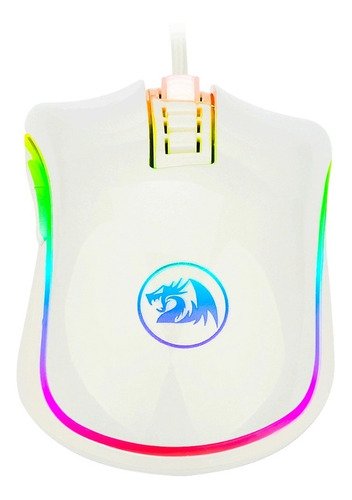 Mouse Gamer Redragon Cobra M711-w White 10000dpi Rgb Usb Pc