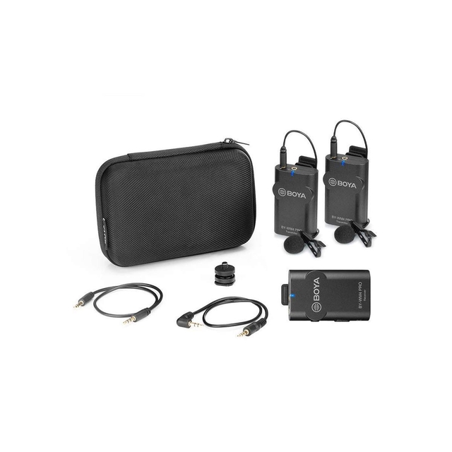 Microfone Lapela Sem Fio Boya BY-WM4 Pro k2 Microfone Lapela Sem Fio Boya BY-WM4 Pro k2