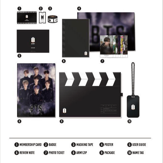 BTS - 5TH OFFICIAL FANCLUB KIT - K-Line Store